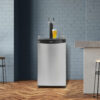 Danby 5.4 cu. ft. Dual-Tap Keg Cooler in Stainless Steel Look ...
