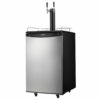 Danby 5.4 cu. ft. Dual-Tap Keg Cooler in Stainless Steel Look ...