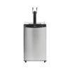 Danby 5.4 cu. ft. Dual-Tap Keg Cooler in Stainless Steel Look ...