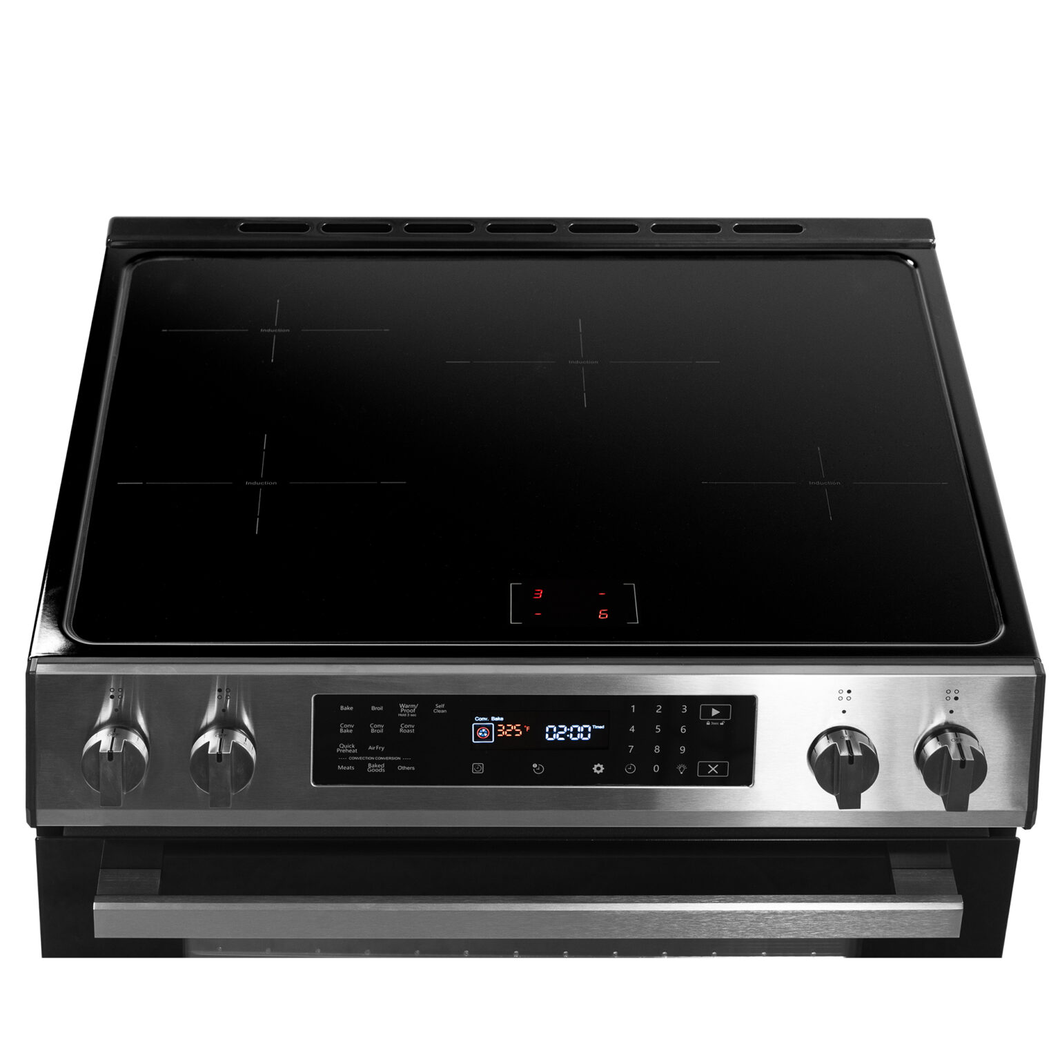 Danby 30” Slide in Induction Range with LED Touch Control in Stainless ...