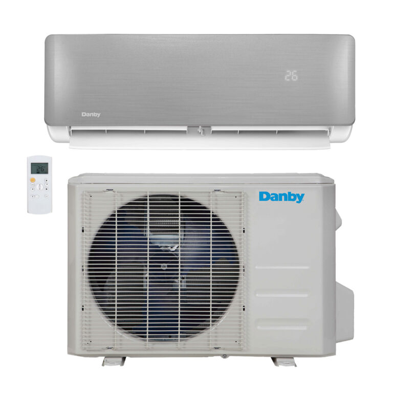 Danby 9,000 BTU Ductless Split System with Silencer Technology ...