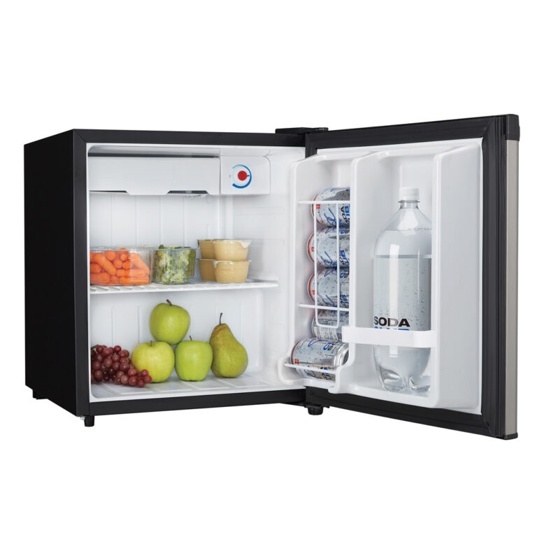 Danby Designer 1.6 cu. ft. Compact Fridge in Stainless Steel Look ...